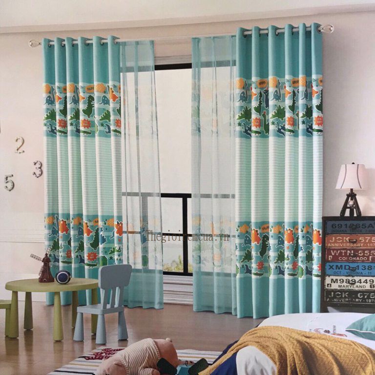 Rèm cho trẻ hoạt hình minions ấn tượng ước ao của bé - Thế Giới Rèm Cửa